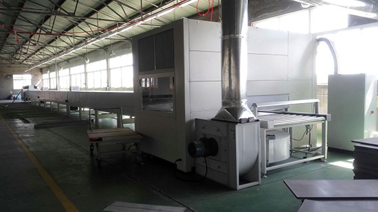 Water Base Paint Spraying & Drying Line